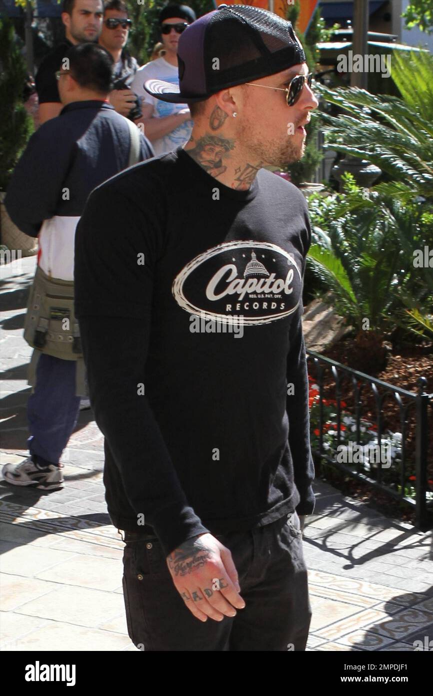 Benji Madden Shirtless