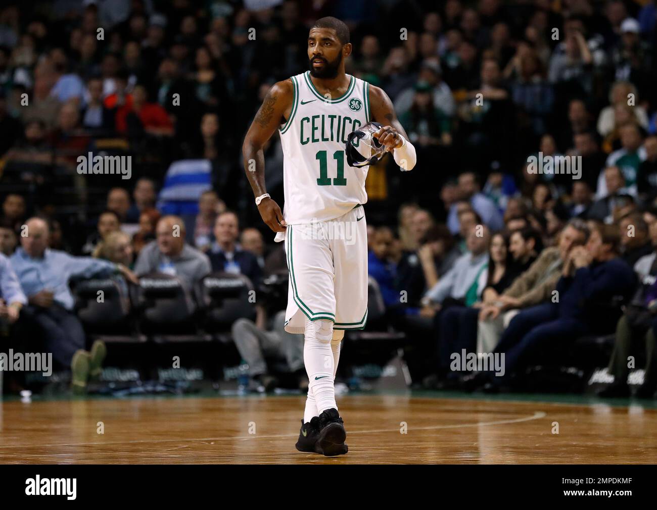 Boston Celtics' Kyrie Irving during the first quarter of an NBA ...