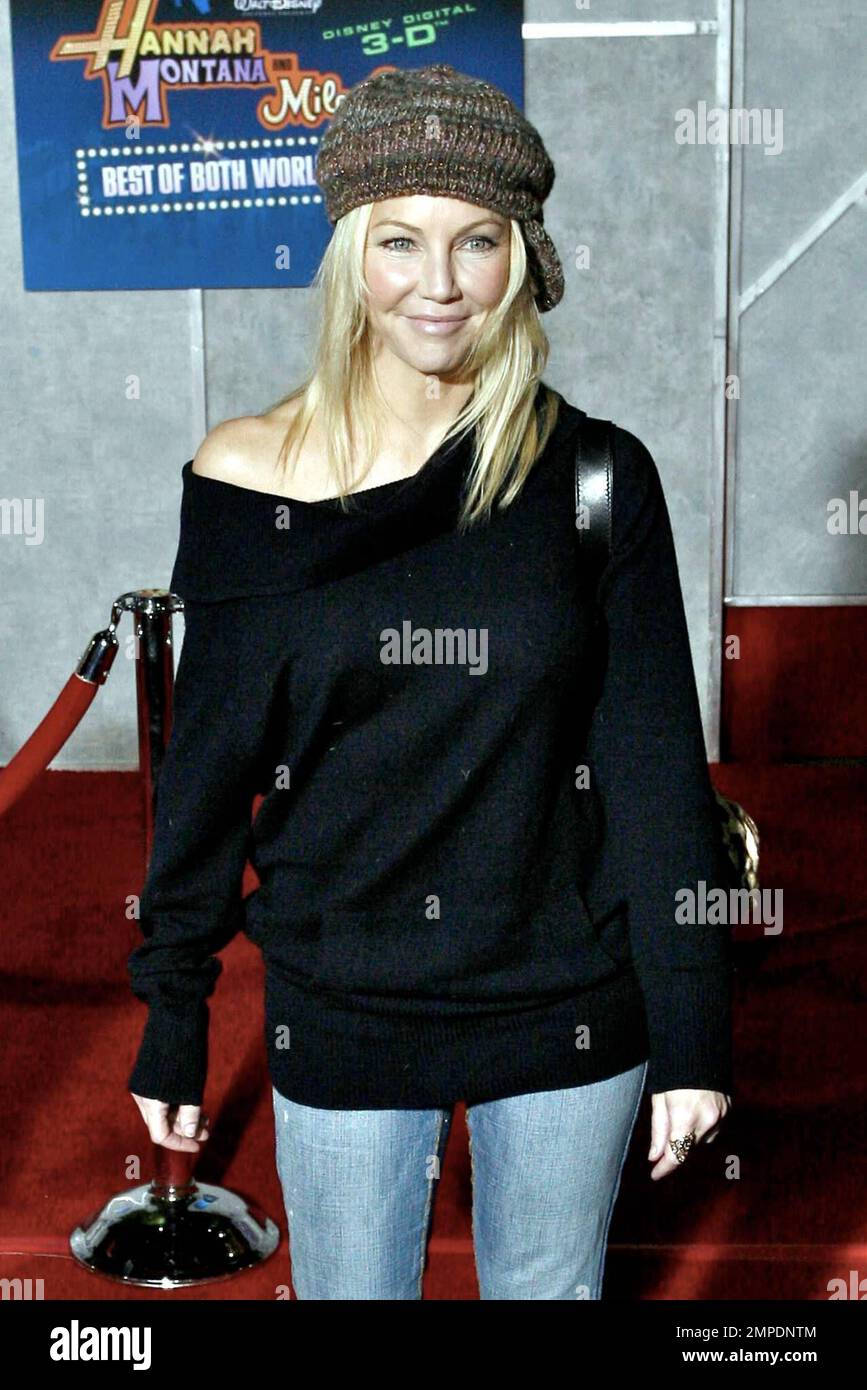 Heather Locklear and daughter at the world premiere of Hanna Montana ...