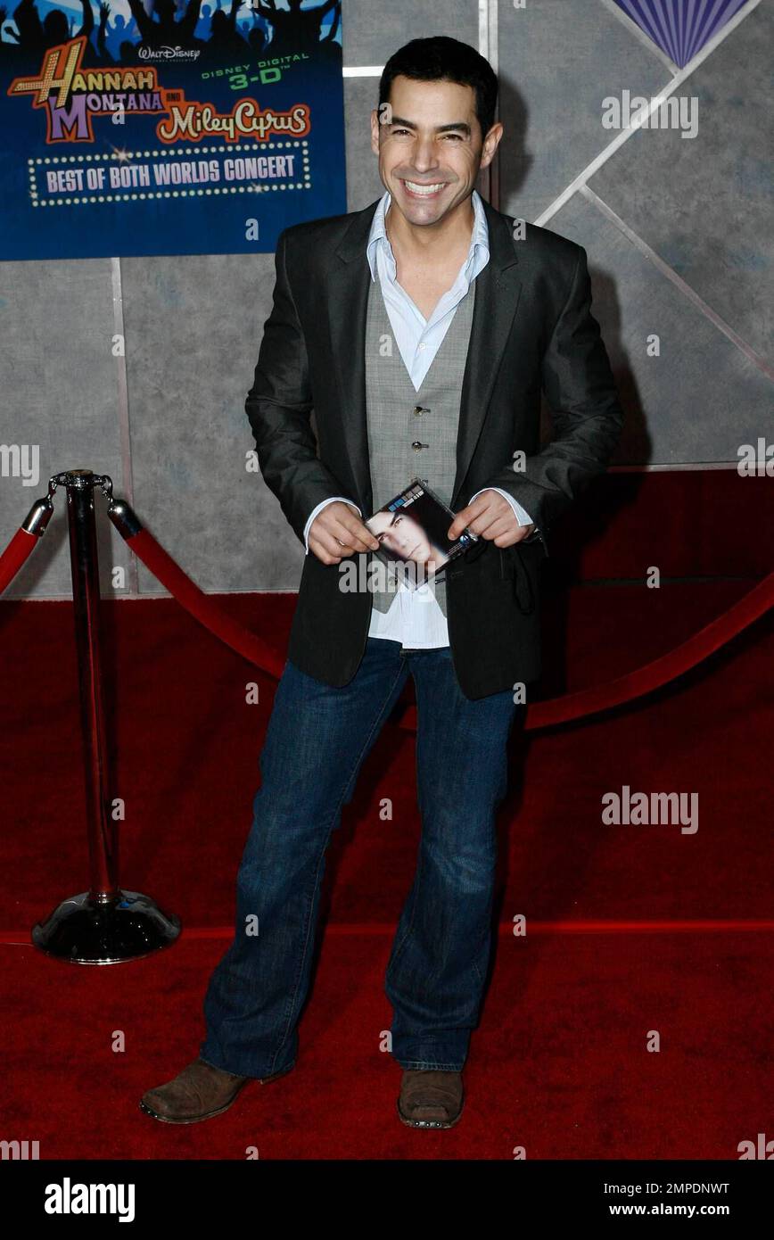 Brian Anthony at the world premiere of Hanna Montana & Miley Cyrus ...