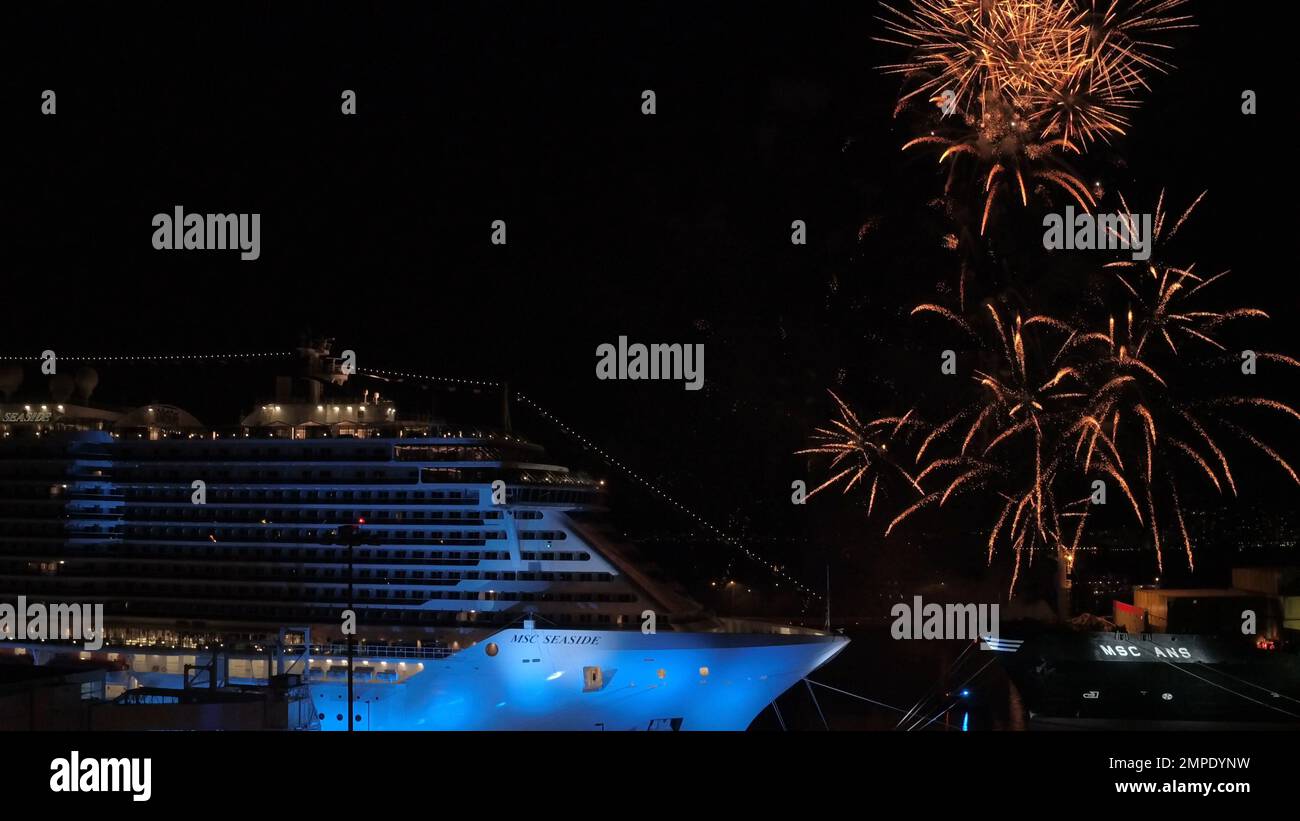 IMAGE DISTRIBUTED FOR MSC CRUISES - In this image distributed on Friday ...