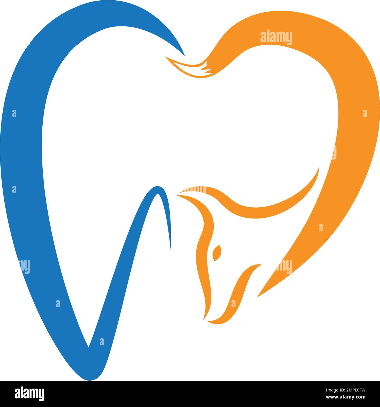 Dentist dental logo design hi-res stock photography and images - Alamy