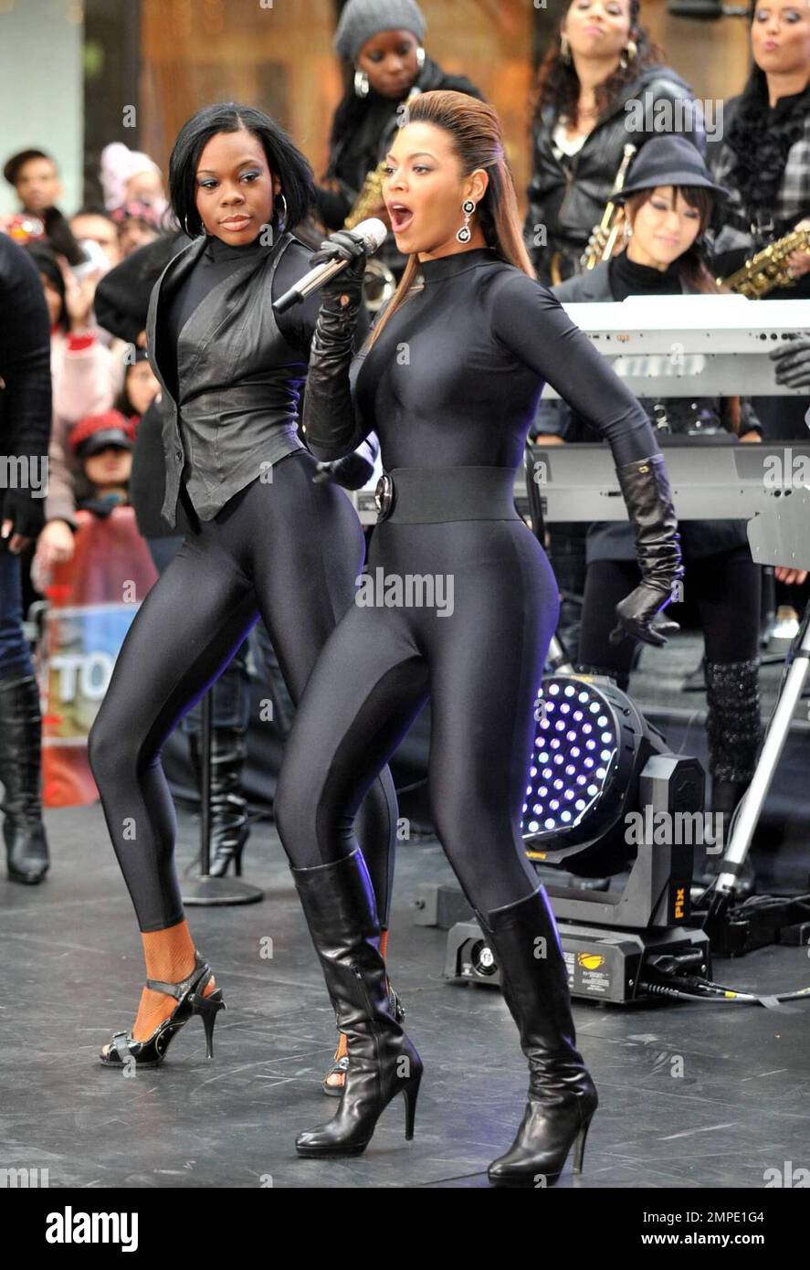 Beyonce performs live on NBC's "Today Show" outside their studios at ...