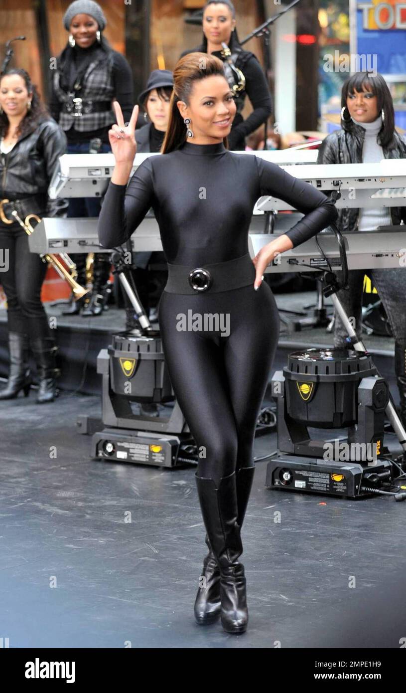 Beyonce performs live on NBC's "Today Show" outside their studios at ...