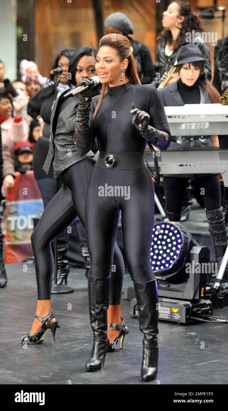 Beyonce performs live on NBC's "Today Show" outside their studios at ...