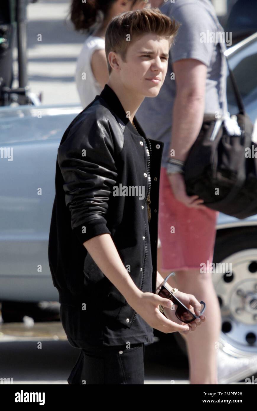 Teen-sensation Justin Bieber was spotted on set shooting scenes for his ...
