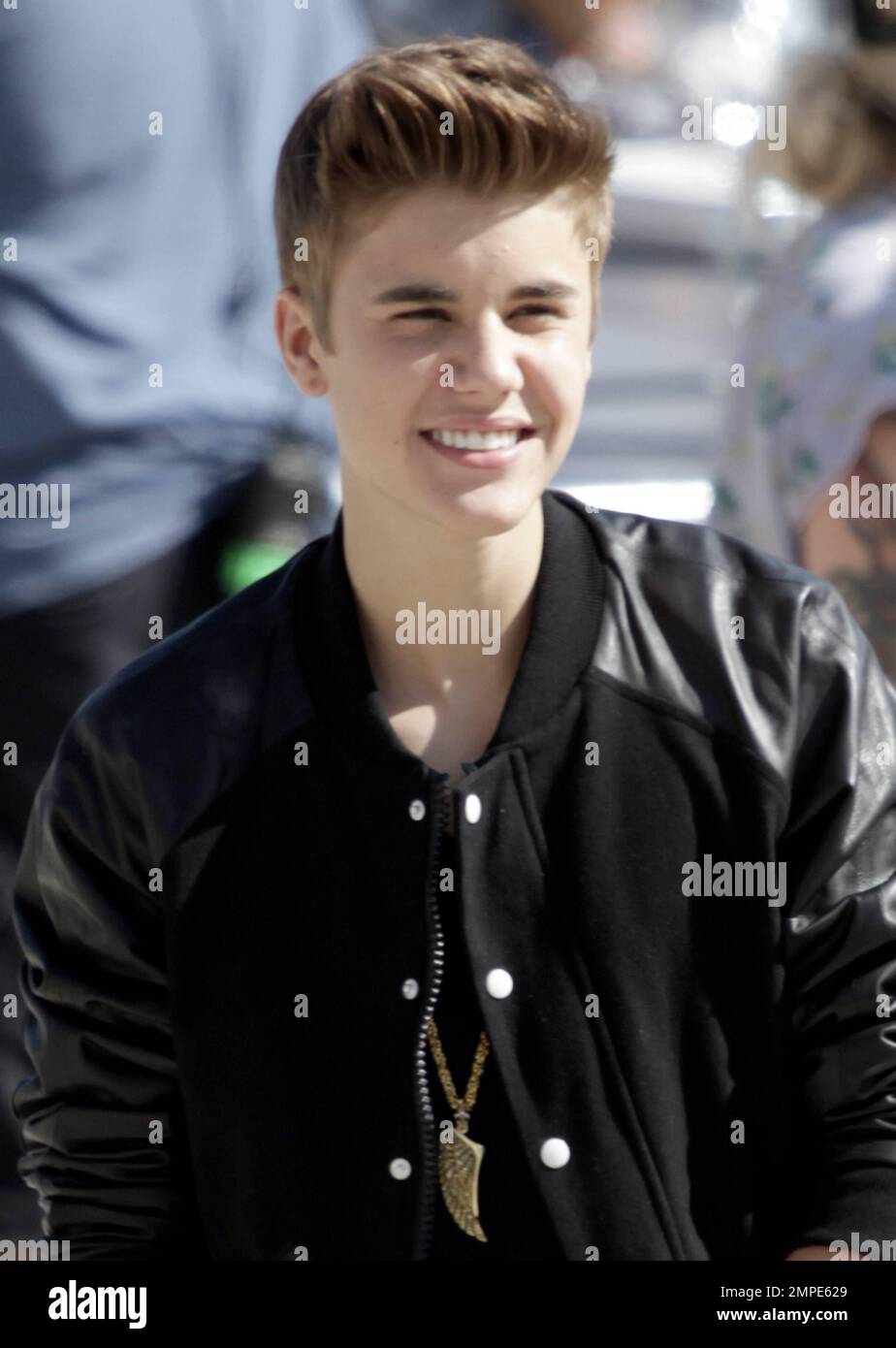 Teen-sensation Justin Bieber was spotted on set shooting scenes for his ...