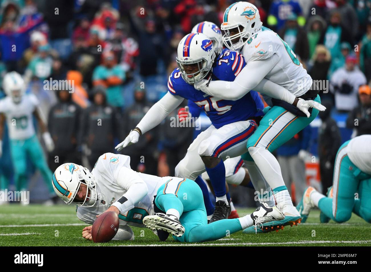 FILE - In this Dec. 17, 2017, file photo, Miami Dolphins quarterback ...