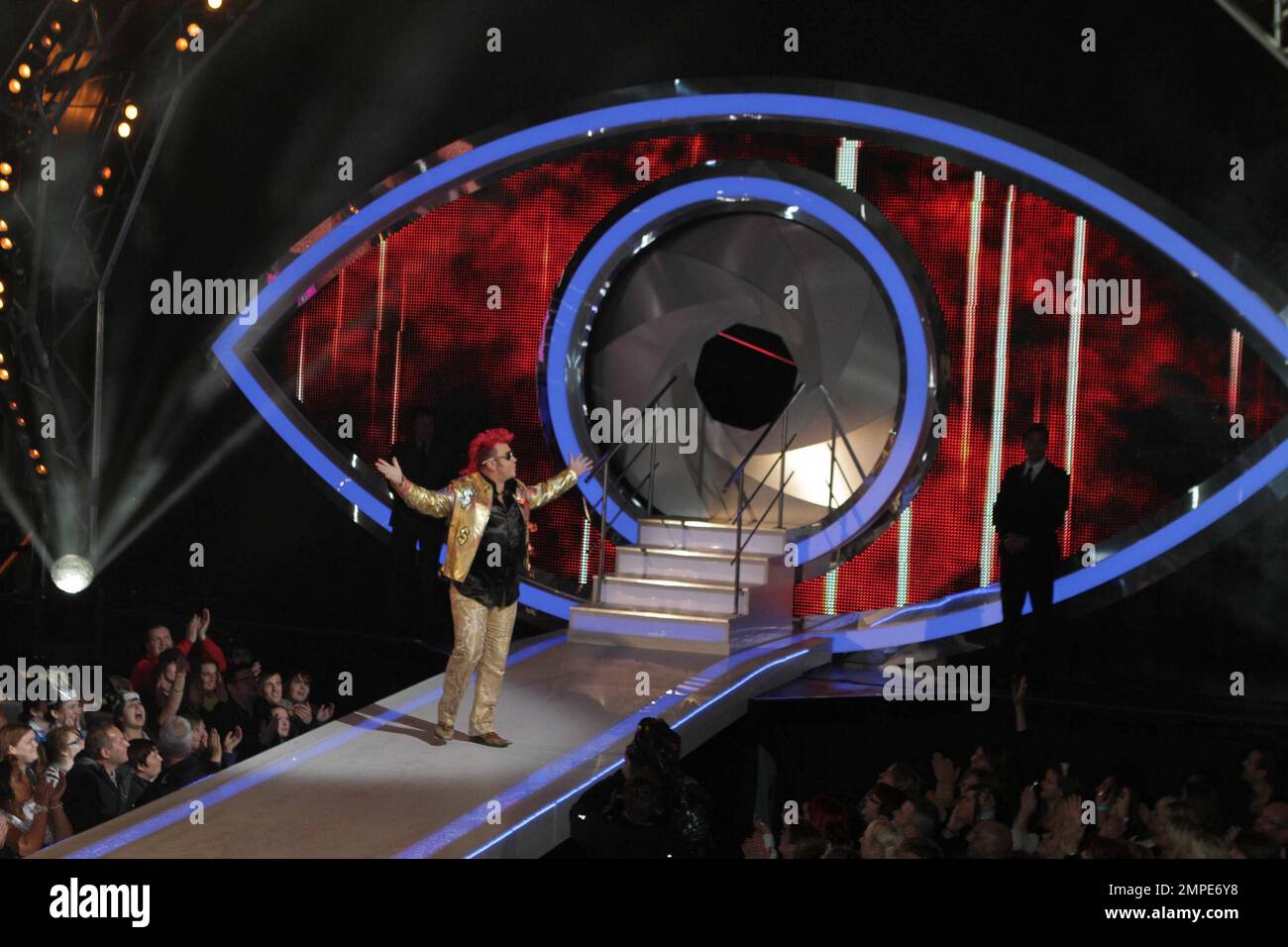 Darren Lyons arrives as a guest in the Big Brother House held at ...