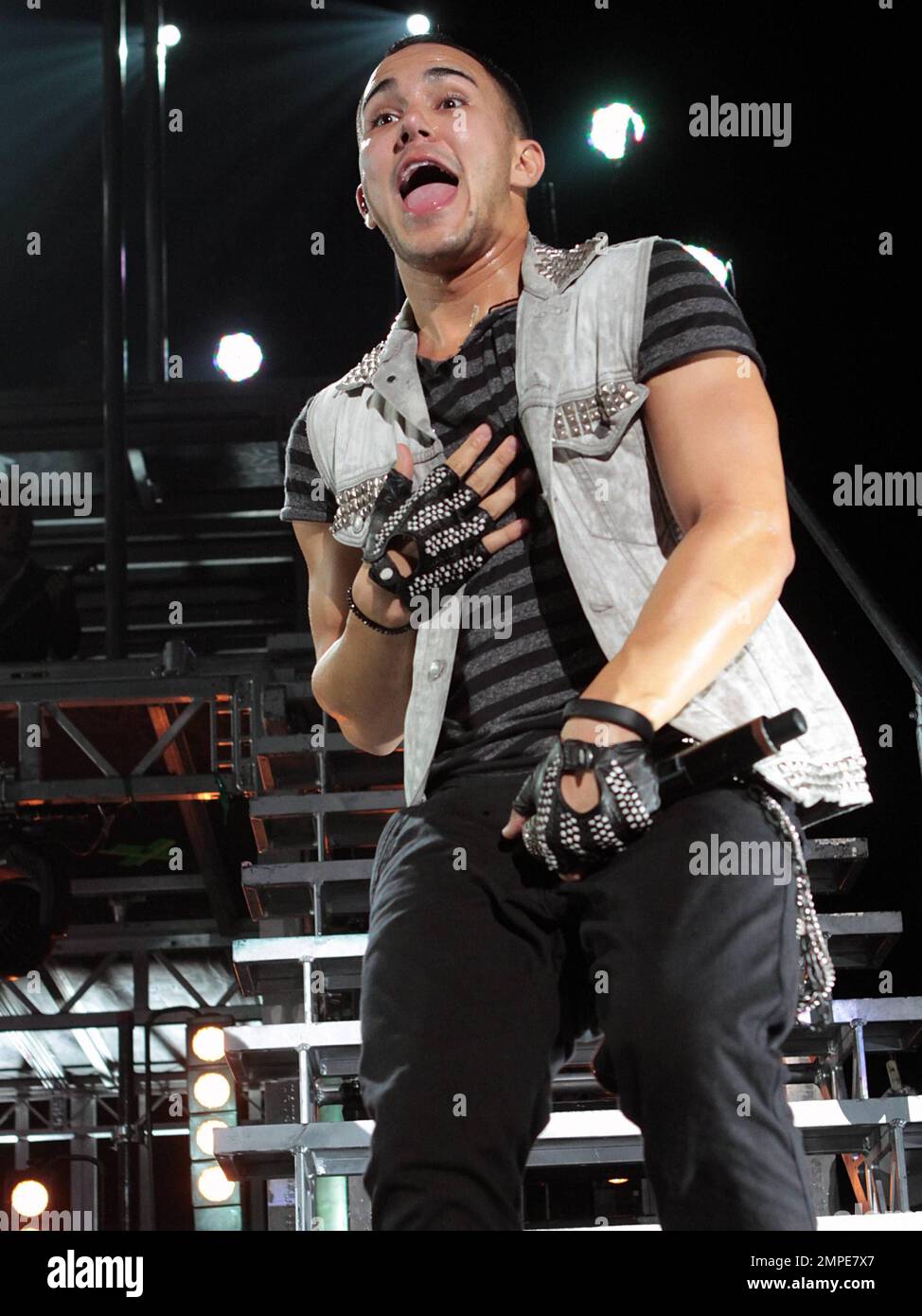 Big Time Rush performs live in concert at the Time Warner Cable Music ...