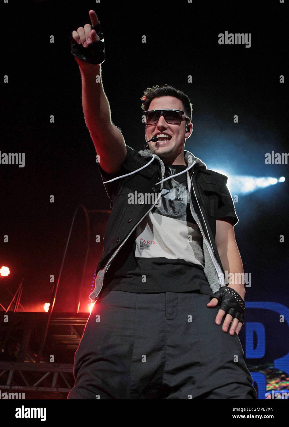Big Time Rush performs live in concert at the Time Warner Cable Music ...