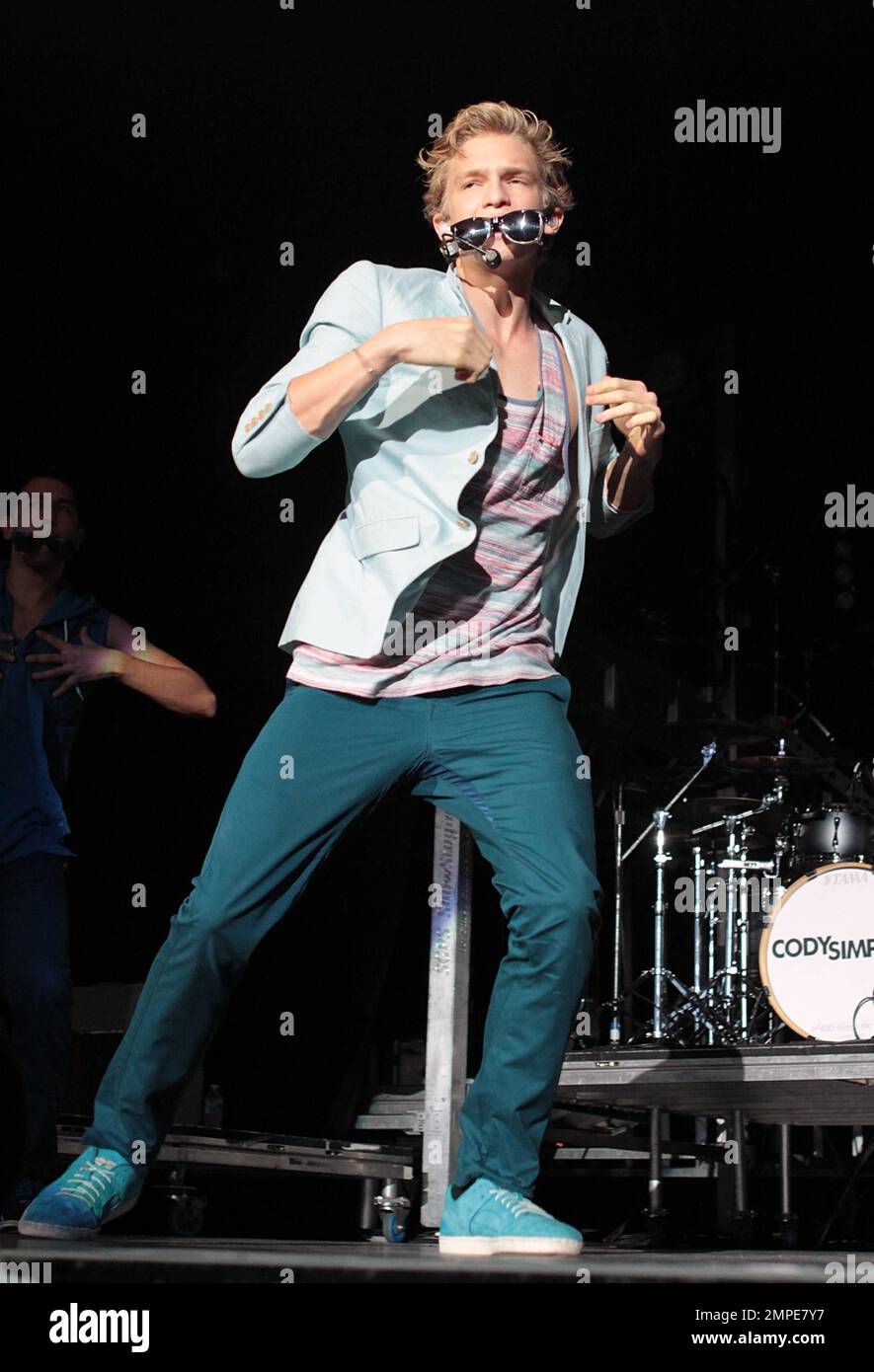 Big Time Rush performs live in concert at the Time Warner Cable Music ...