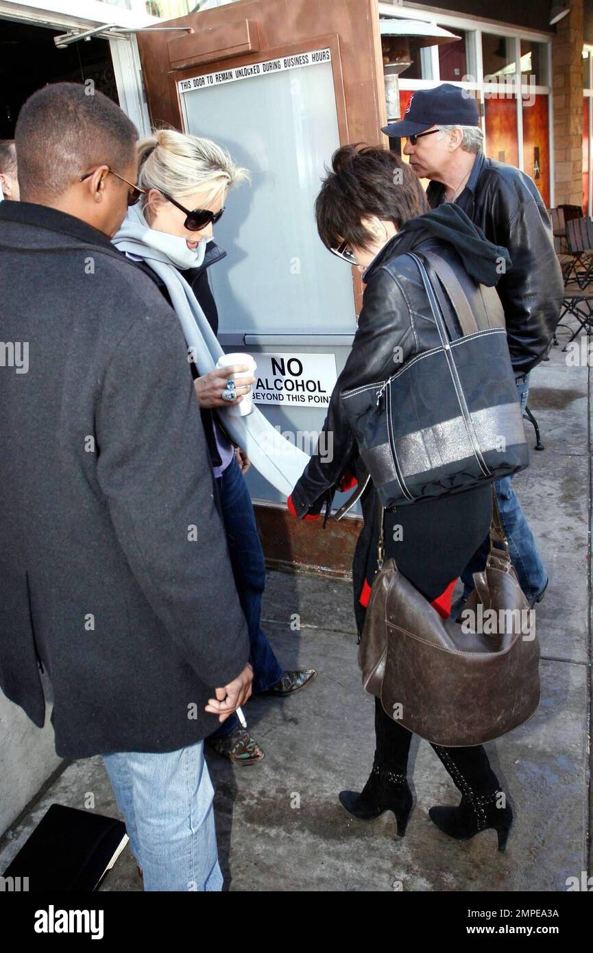 Exclusive!! Tea Leoni and Billy Bob Thornton pay a visit to Tao during ...