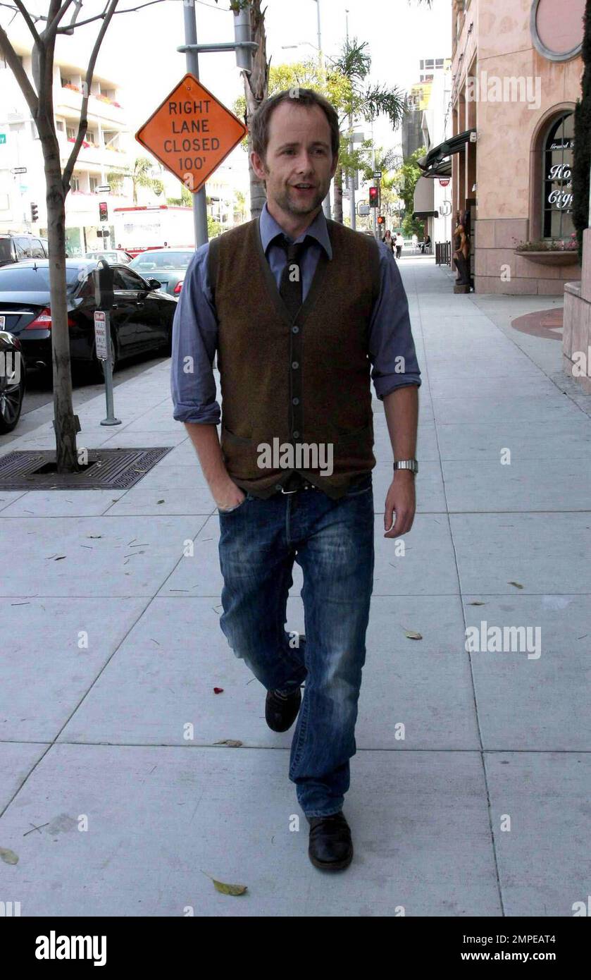 Scottish actor Billy Boyd exits a Beverly Hills cigar shop this ...