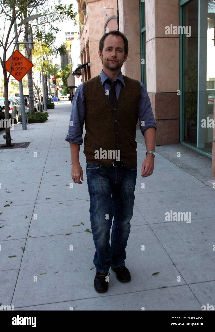 Scottish actor Billy Boyd exits a Beverly Hills cigar shop this ...