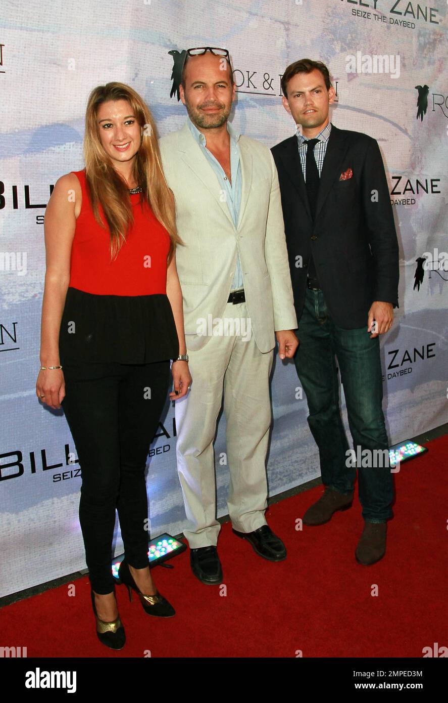 - Rachelle Lunnon, Billy Zane and Richard Grindy at the artist's ...