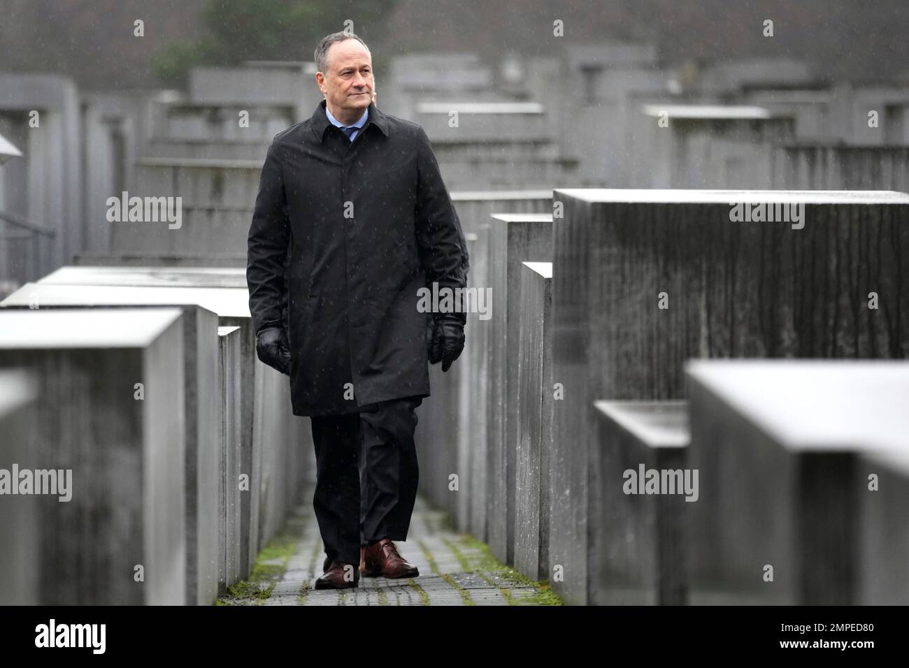 31 January 2023, Berlin: Douglas Emhoff, husband of U.S. Vice President ...