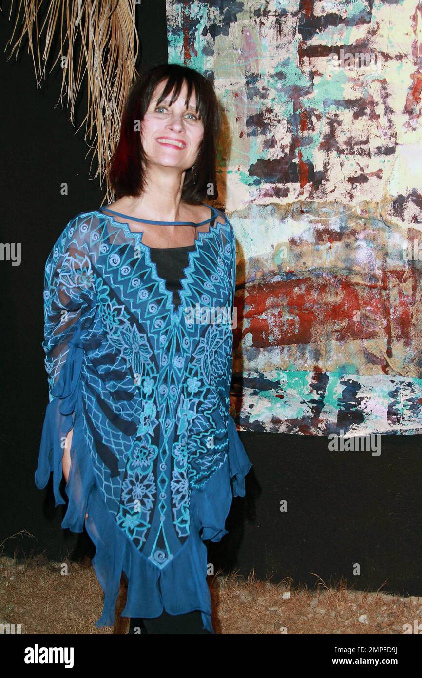 - Sharon Pierce at the artist's reception for Billy Zane's solo art ...