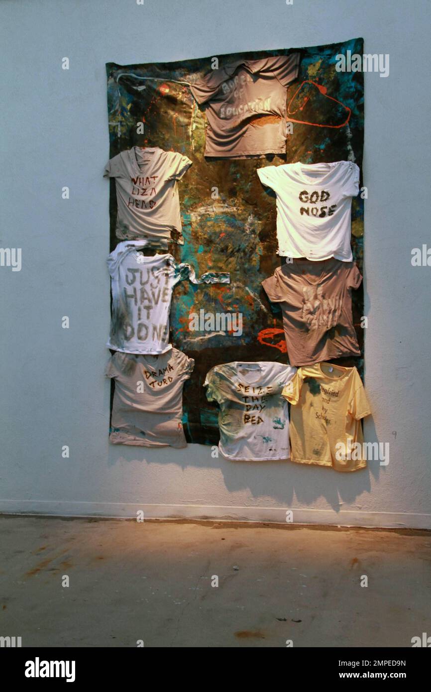 - Art at the artist's reception for Billy Zane's solo art exhibition ...
