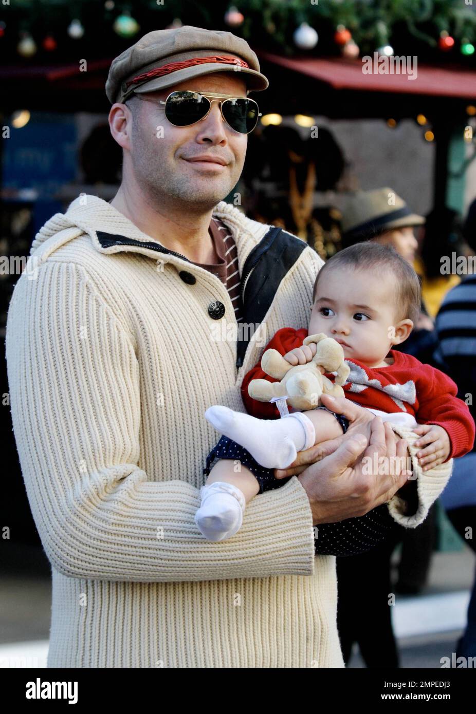 Actor Billy Zane and family get in some holiday shopping at The Grove ...