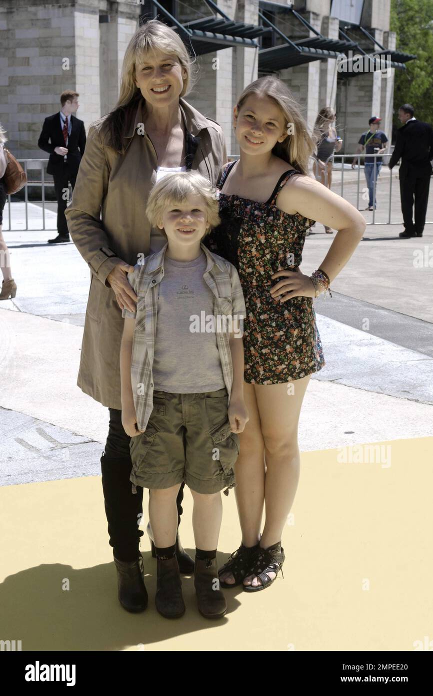 Bindi Irwin And Robert Irwin And Mom Terri Irwin Arrive For The Puss In Boots Australian