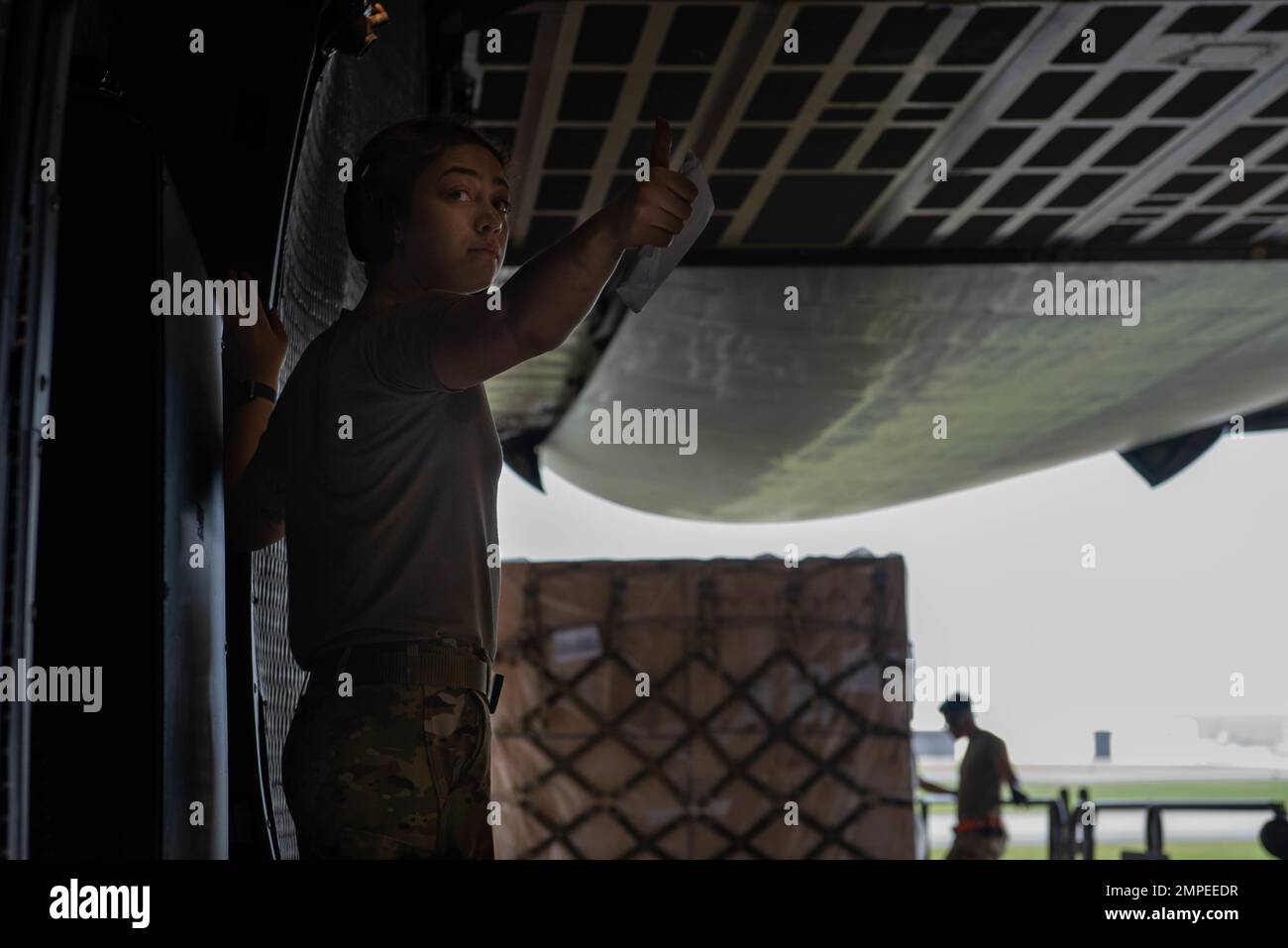 Senior Airman Summer Thomas, 312th Airlift Squadron loadmaster from ...