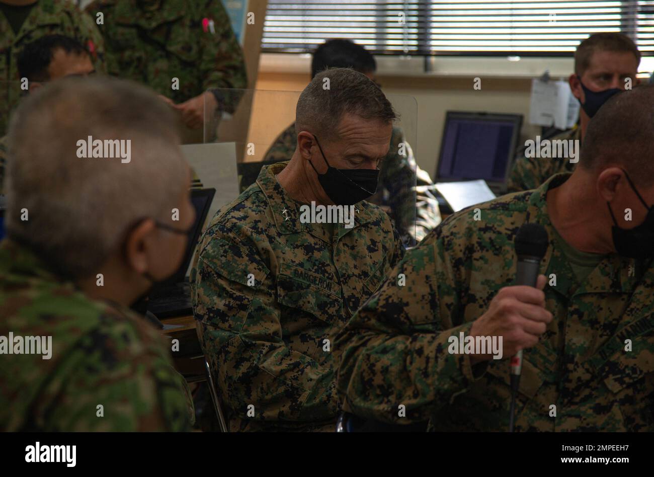 U.S. Marine Corps Maj. Gen. Jay Bargeron, 3d Marine Division Commanding ...