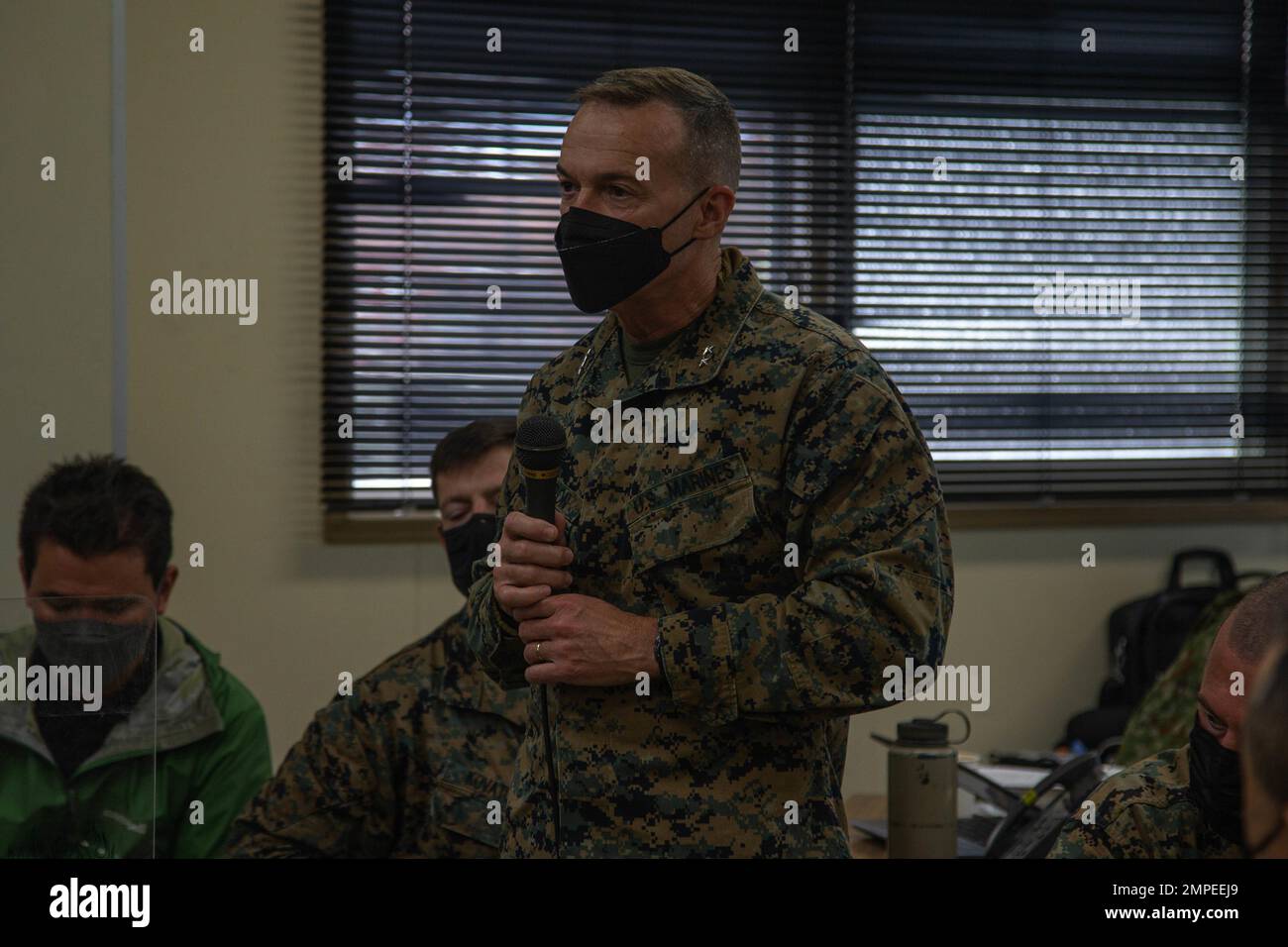 U.S. Marine Corps Maj. Gen. Jay Bargeron, 3d Marine Division Commanding ...