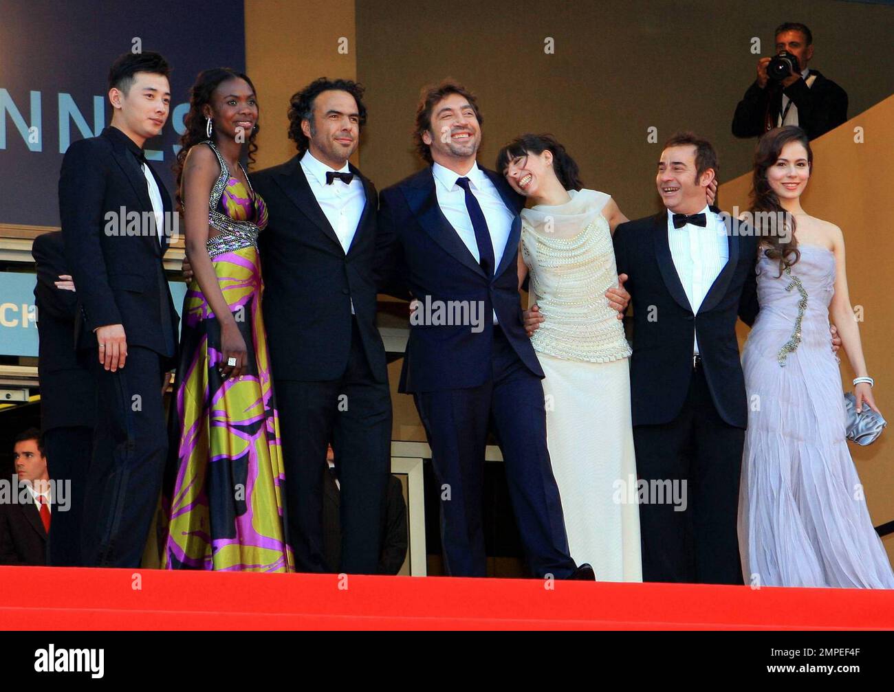 Cast of the film at the premiere of "Biutiful" at the 63rd annual ...