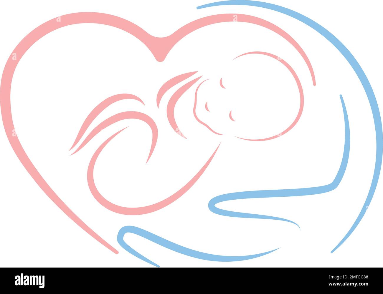 Child, baby, toddler, midwife logo, logo, background Stock Vector Image ...