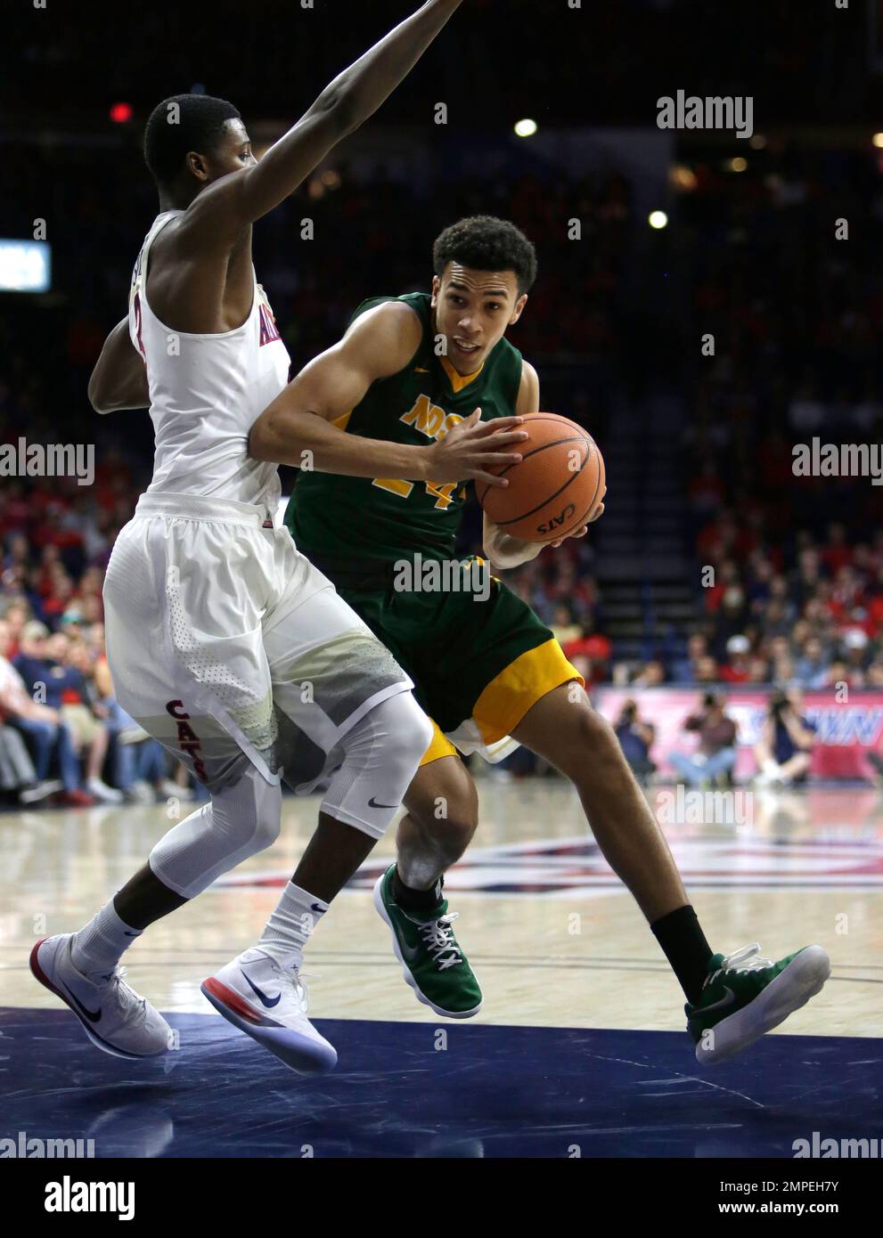 North Dakota State guard Tyson Ward (24) in the first half during an ...