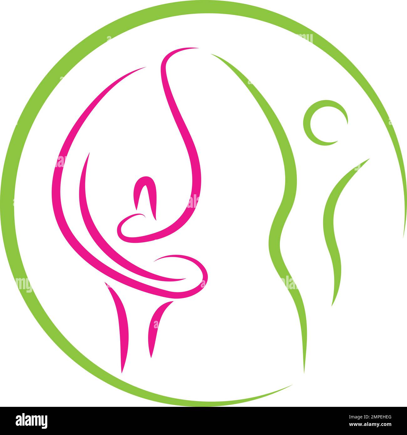 Body, gynecologist, physiotherapy, woman, lifestyle, logo Stock Vector ...