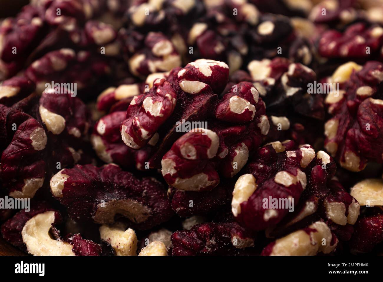 Red walnut, a variety of walnuts that are red in color Stock Photo - Alamy