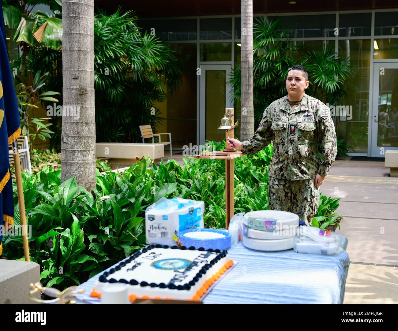 Sailors attached to the Defense POW/MIA Accounting Agency participate ...