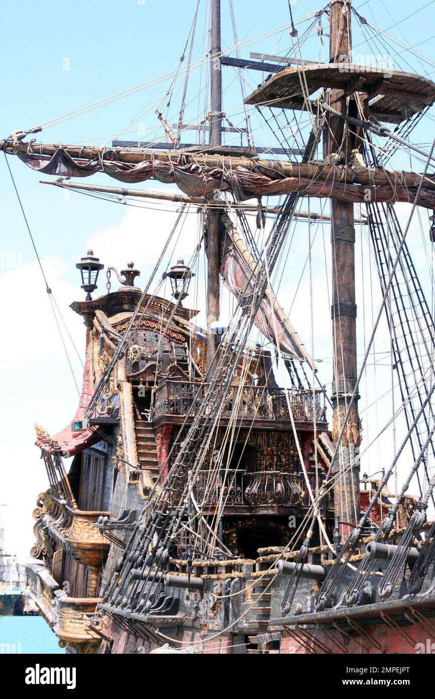 The Black Pearl, Captain Jack Sparrow's ship in the film series ...