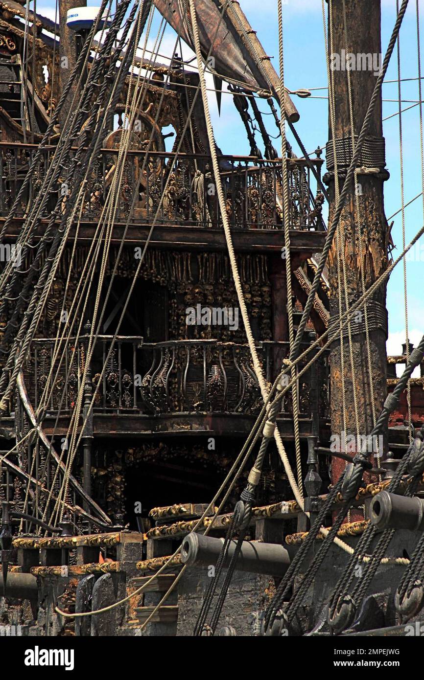 The Black Pearl, Captain Jack Sparrow's ship in the film series ...
