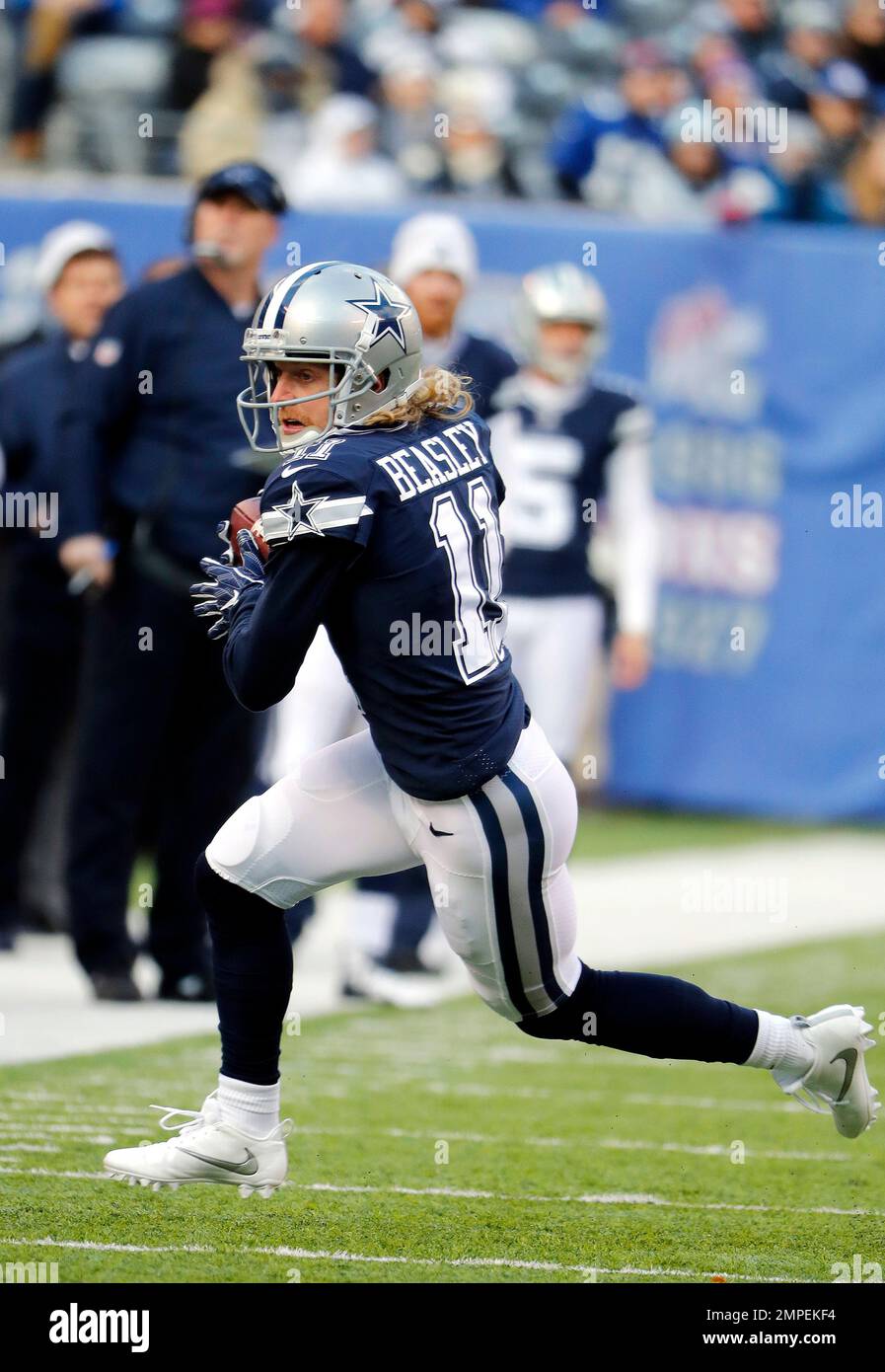 Dallas Cowboys wide receiver Cole Beasley during an NFL football game ...