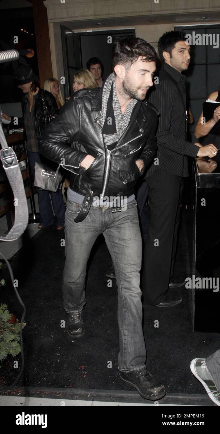 Maroon 5 lead singer Adam Levine attends the BlackBerry Launch ...
