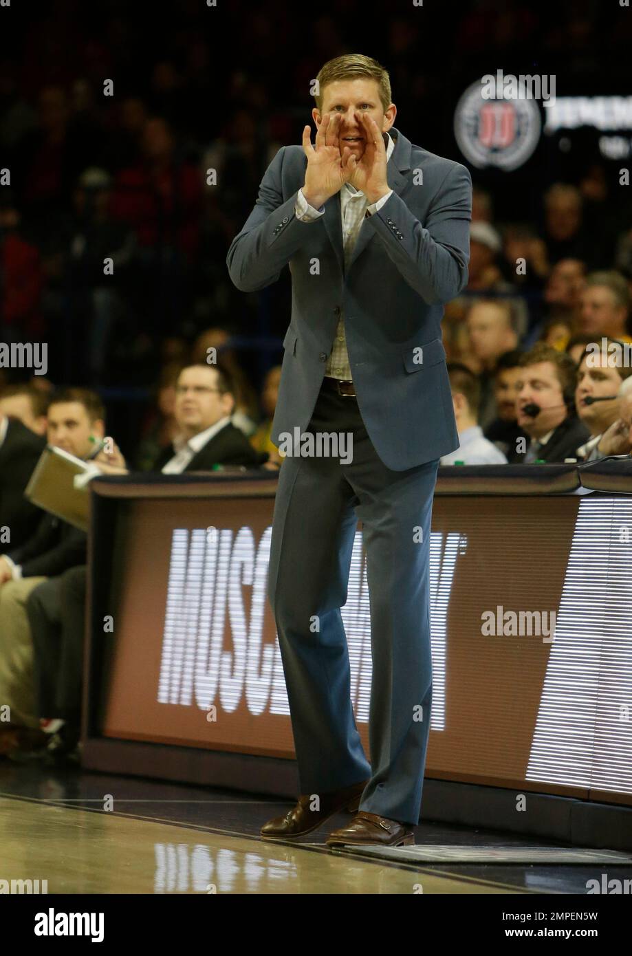 North Dakota State head coach David Richman in the first half during an ...