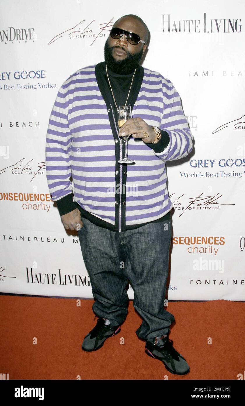 Rick Ro$$ at the Blacks' Annual Gala benefiting The Consequences ...