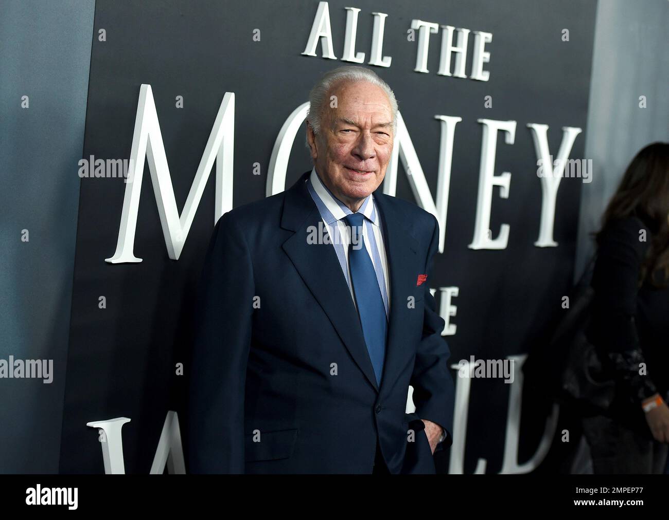 Christopher Plummer arrives at the world premiere of "All the Money in ...