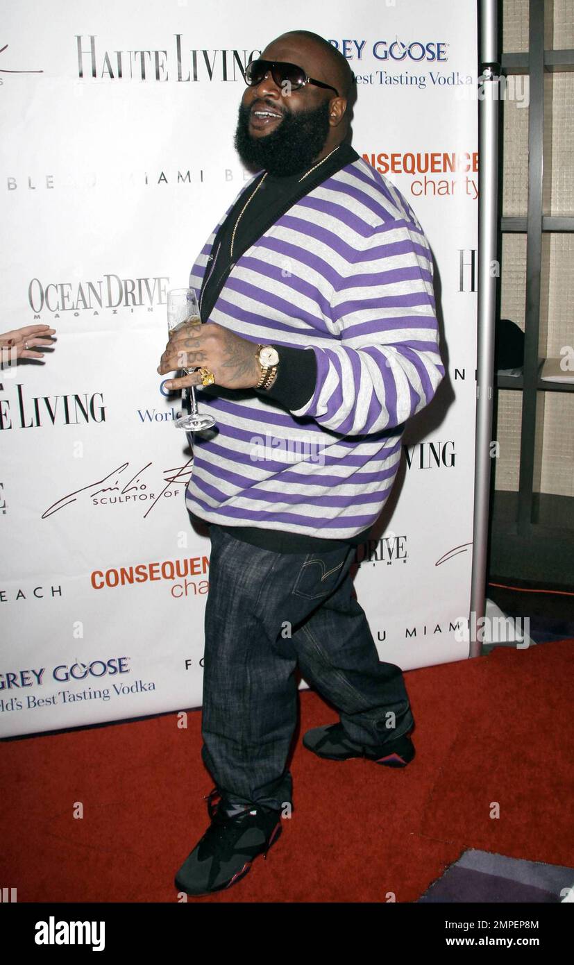 Rick Ro$$ at the Blacks' Annual Gala benefiting The Consequences ...