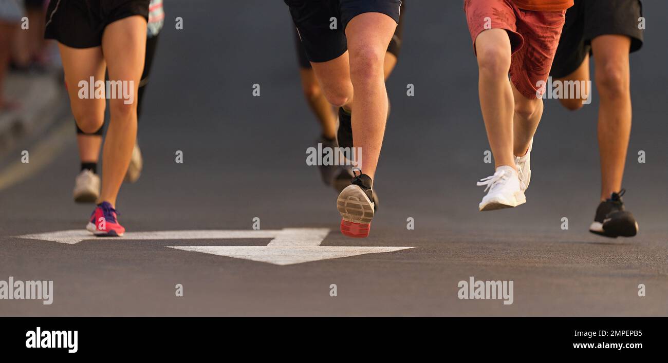 Running children, young athletes run in a kids run race,running on city ...