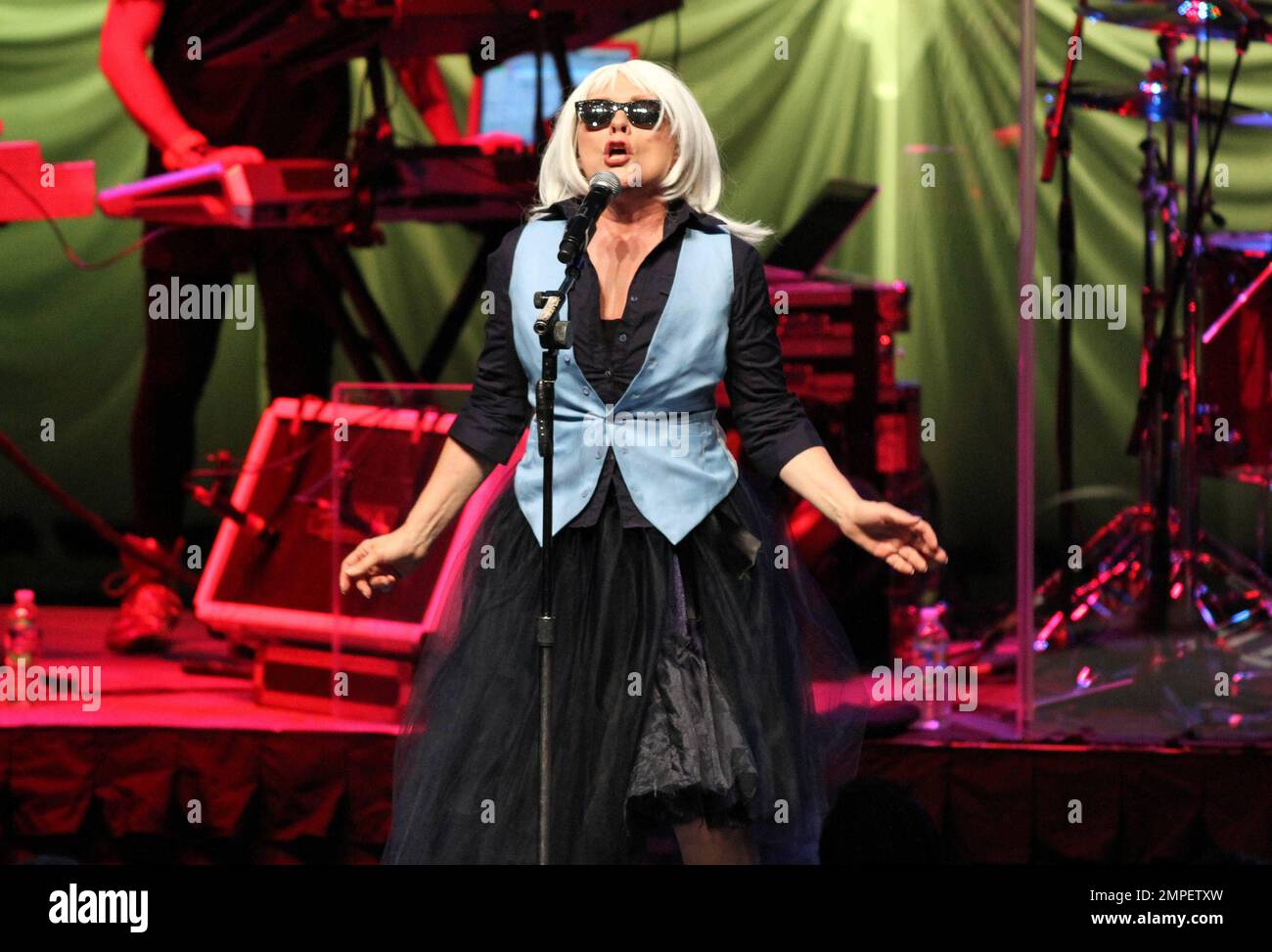 Debbie Harry of Blondie performs in concert at the Durham Performing ...