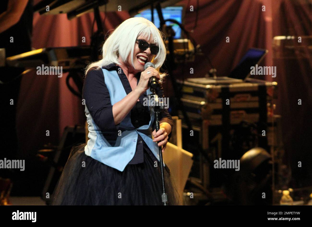 Debbie Harry of Blondie performs in concert at the Durham Performing ...