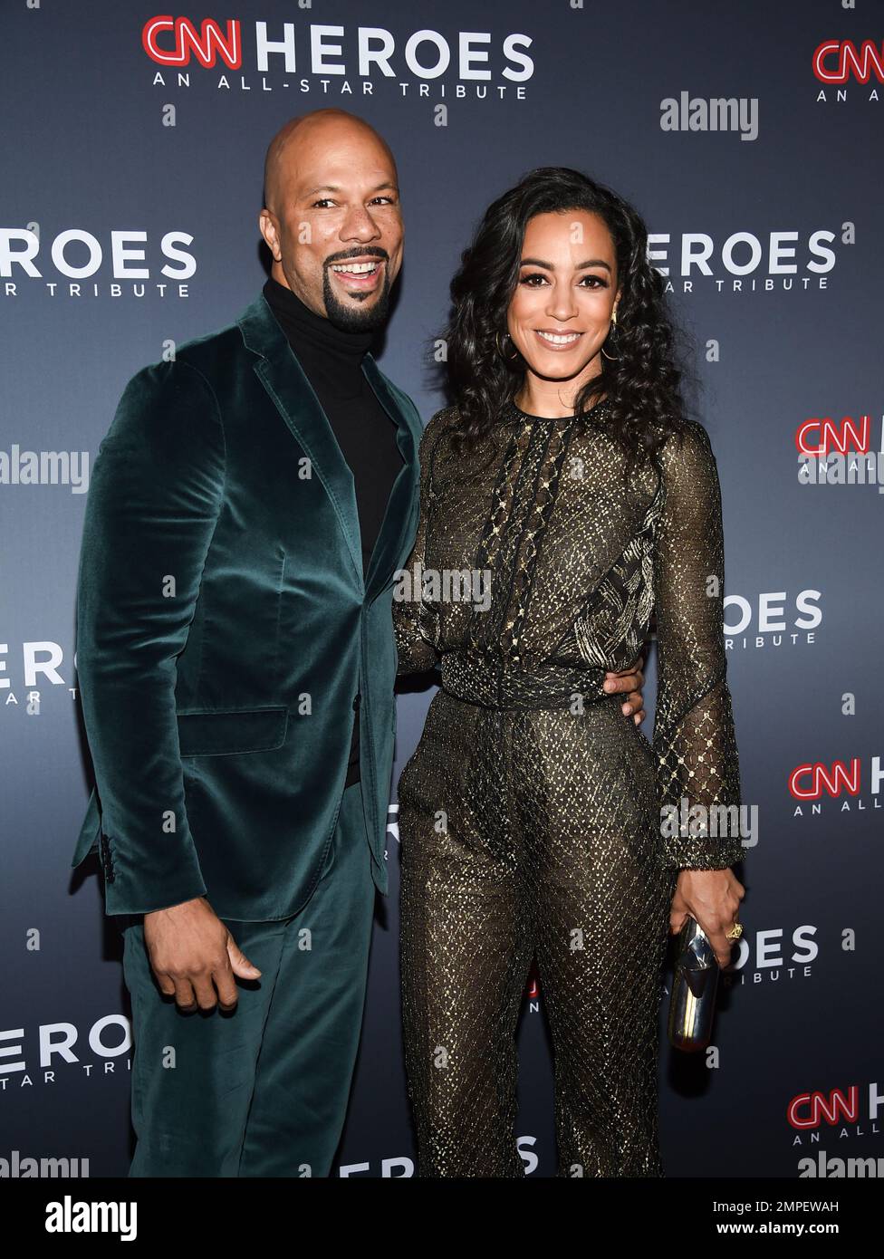 Actor and hip-hop artist Common, left, and girlfriend Angela Rye attend ...