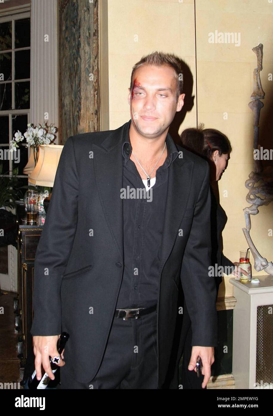 Callum Best at at the Bloodlust Ball, Hampton Court, UK, 10/31/09 Stock ...