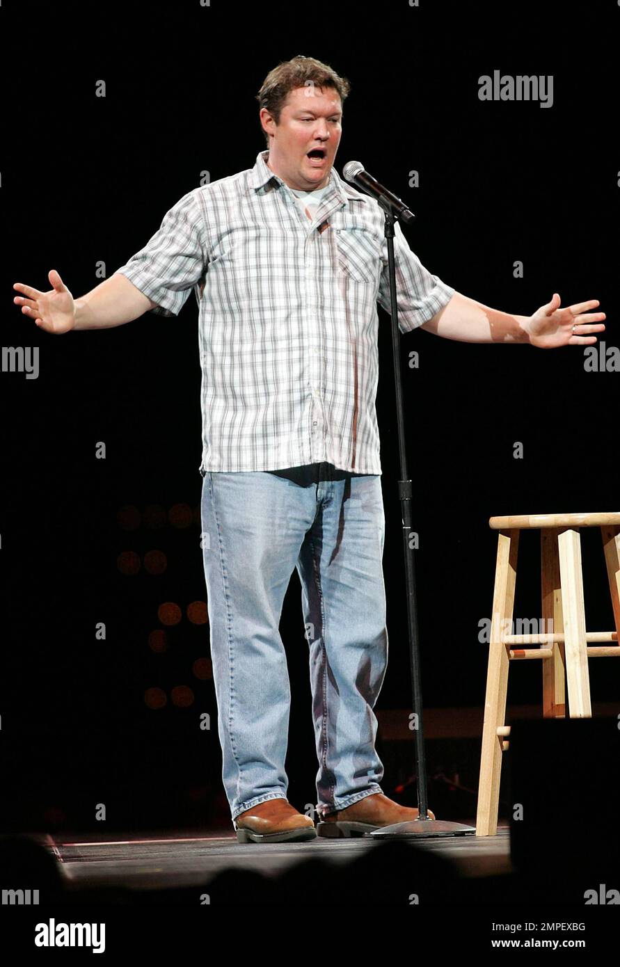 Comedian Reno Collier performs live as part of the Blue Collar Comedy ...