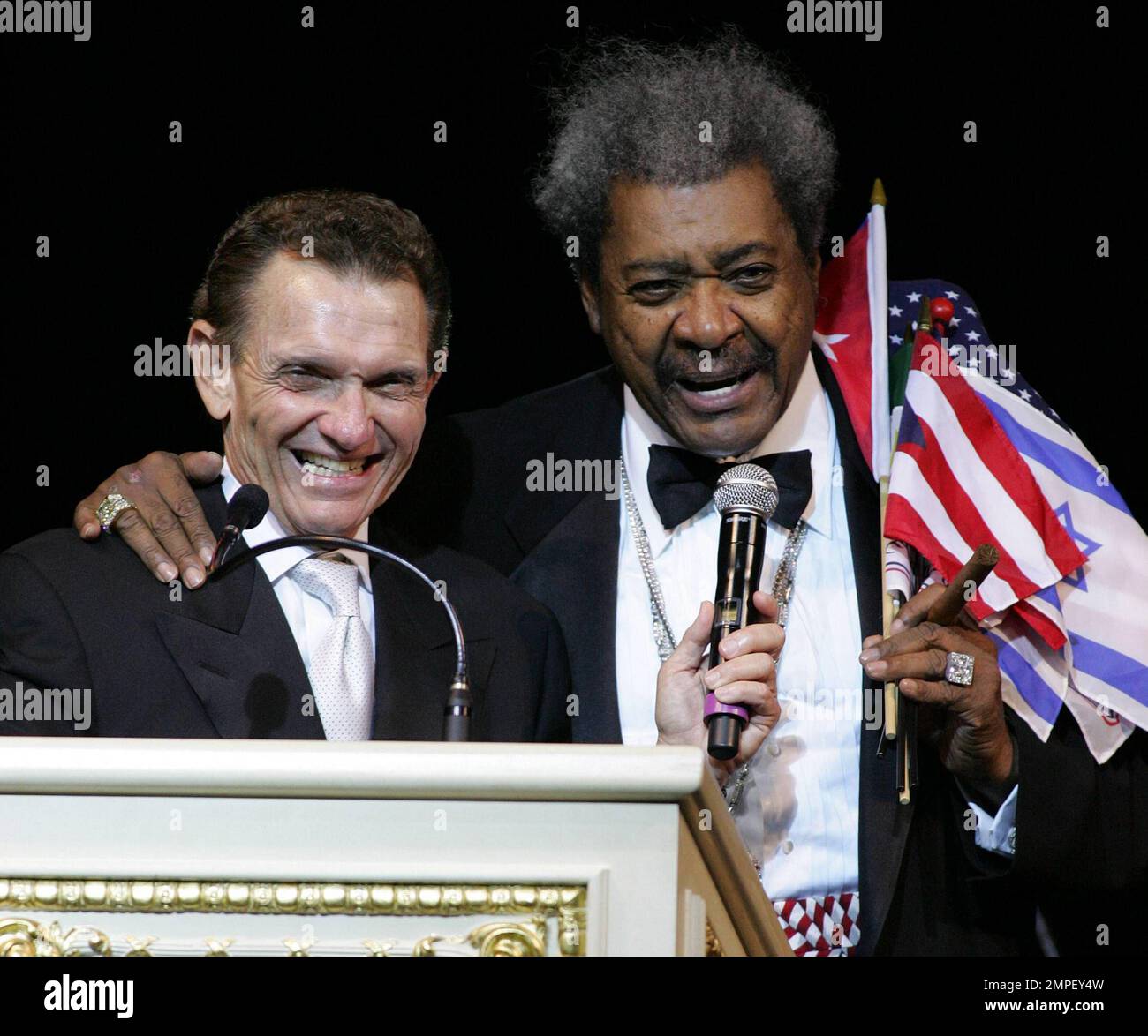 Don King was on hand to see Dan Aykroyd and Jim Belushi of the Blues ...