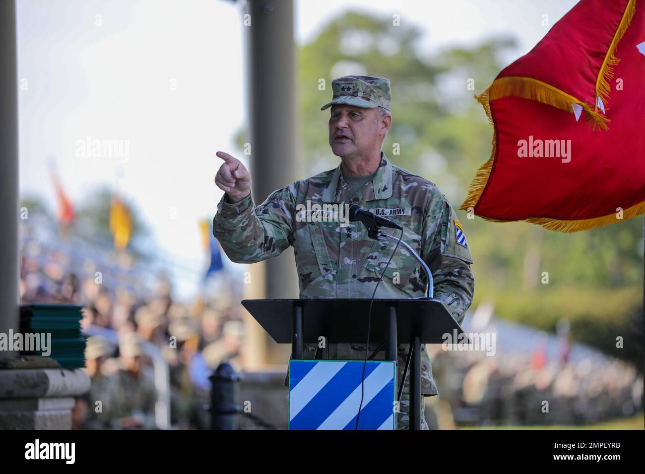Maj. Gen. Charles D. Costanza, the commanding general of 3rd Infantry ...